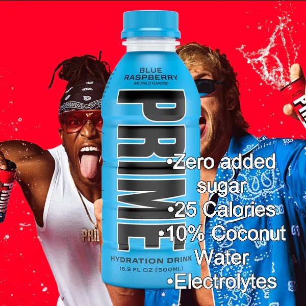 Prime Blue Raspberry, Food & Drinks, Beverages on Carousell