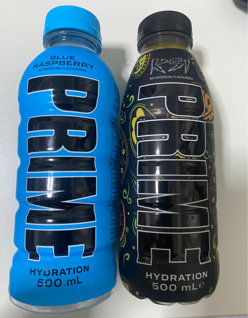 Prime KSi logan paul blue raspberry orange mango, Food & Drinks ...