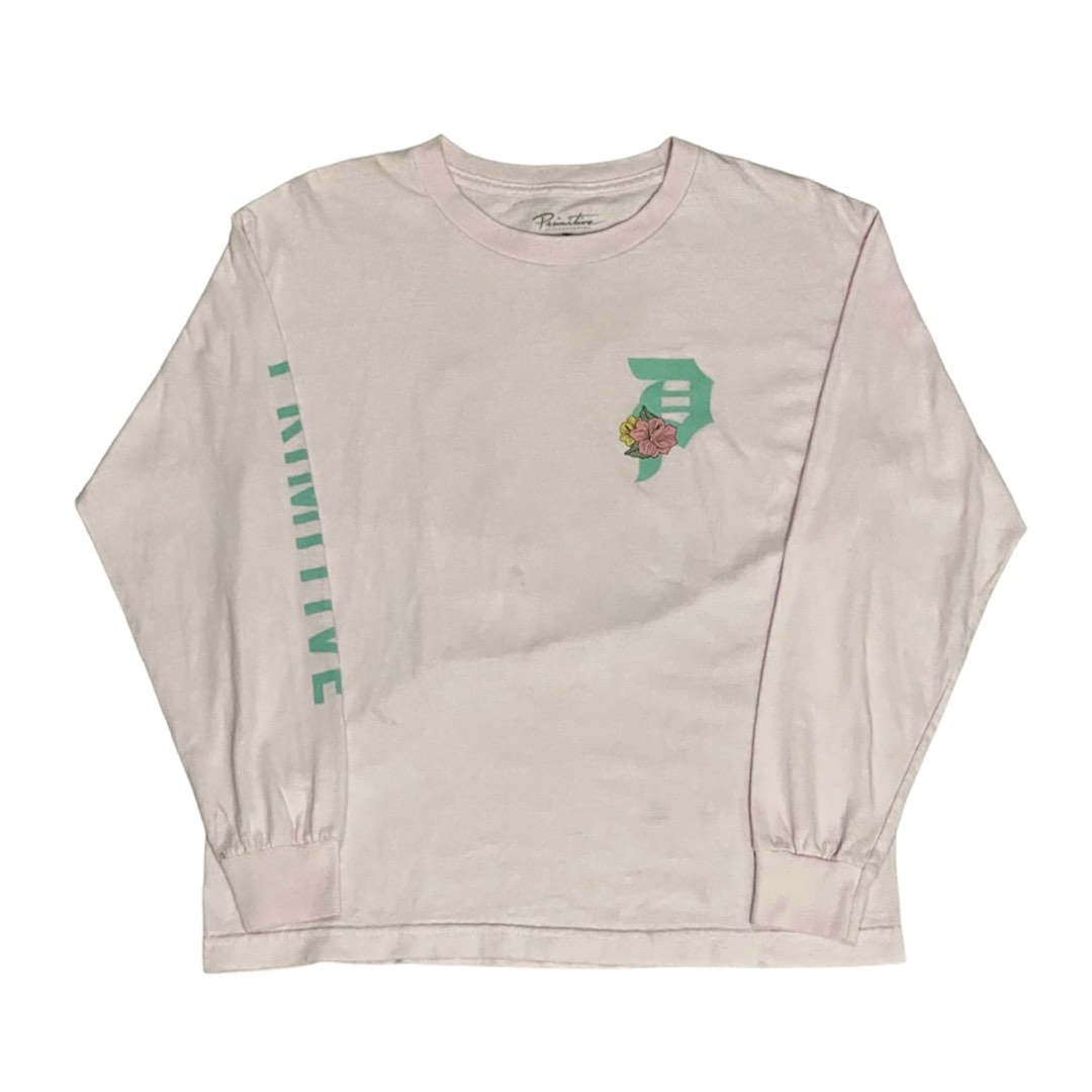 Primitive P Logo Longsleeves, Men's Fashion, Tops & Sets, Tshirts & Polo Shirts on Carousell