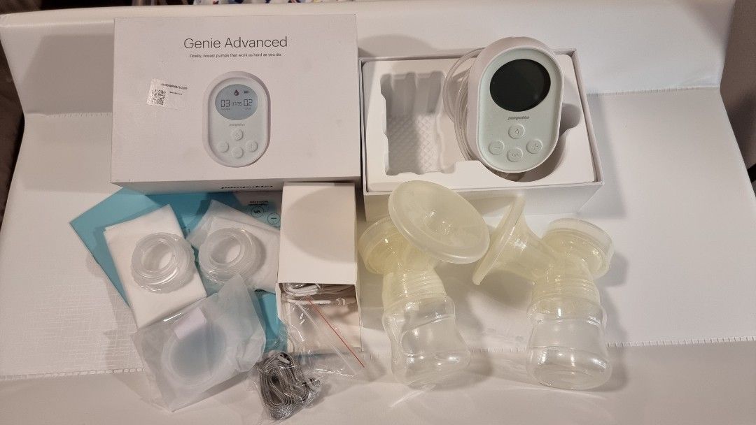 Pumpables Genie Advanced Portable Breast Pump, Babies & Kids, Nursing ...