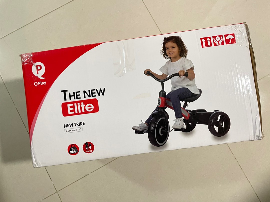 Qplay Elite Basic Tricycle, Babies & Kids, Going Out, Other Babies ...