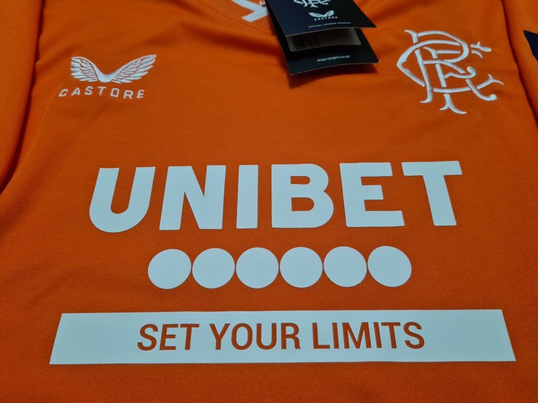 RANGERS 2022-2023 AUTHENTIC CASTORE THIRD REPLICA, Hobbies & Toys ...