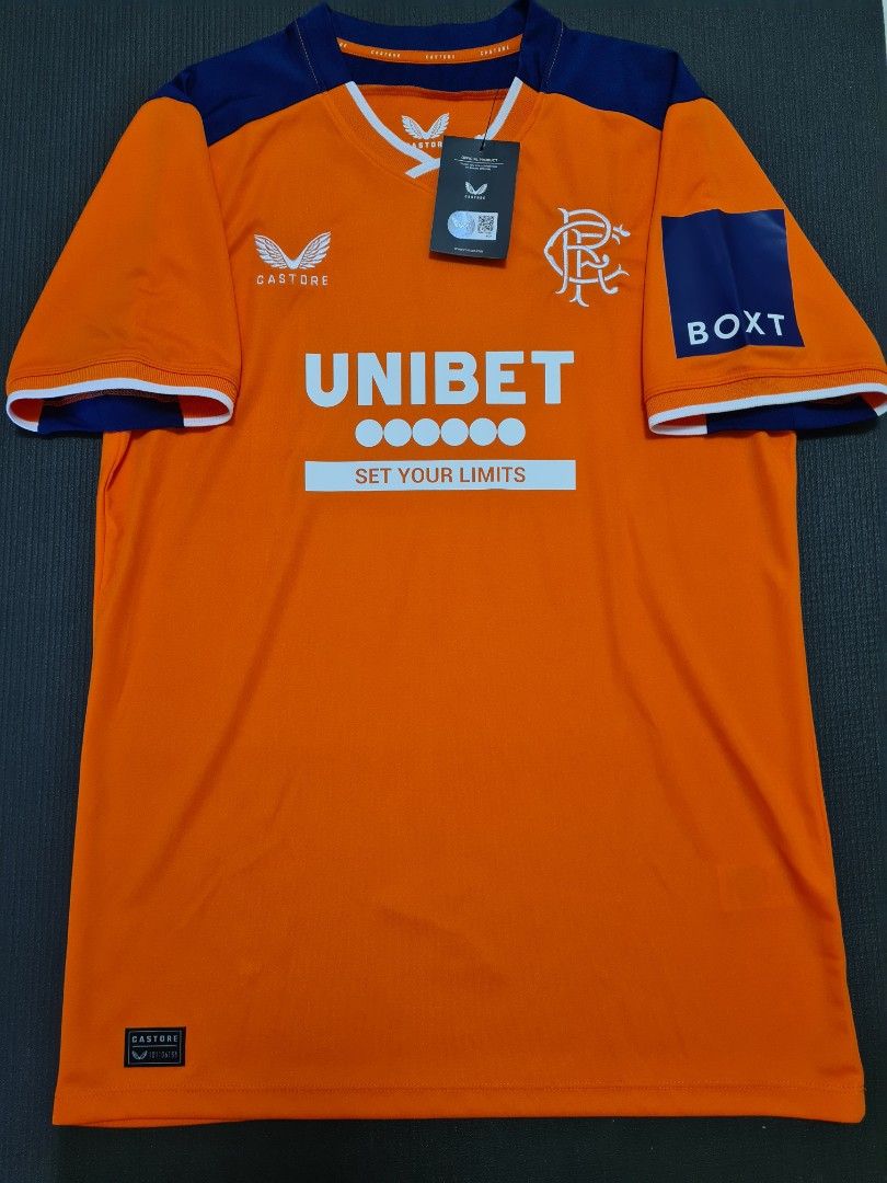 RANGERS 2022-2023 AUTHENTIC CASTORE THIRD REPLICA, Hobbies & Toys ...