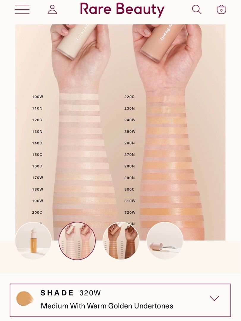 Rare Beauty Liquid Foundation, Beauty & Personal Care, Face, Makeup on ...