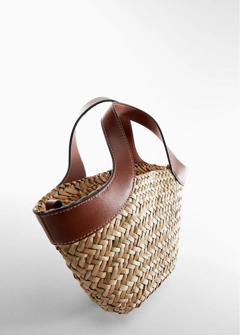 MANGO Rattan Natural Fibre Carrycot, Women's Fashion, Bags & Wallets ...