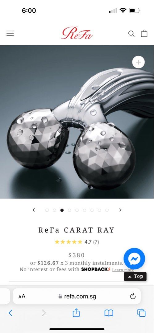 Refa Carat Ray, Beauty & Personal Care, Face, Face Care on Carousell