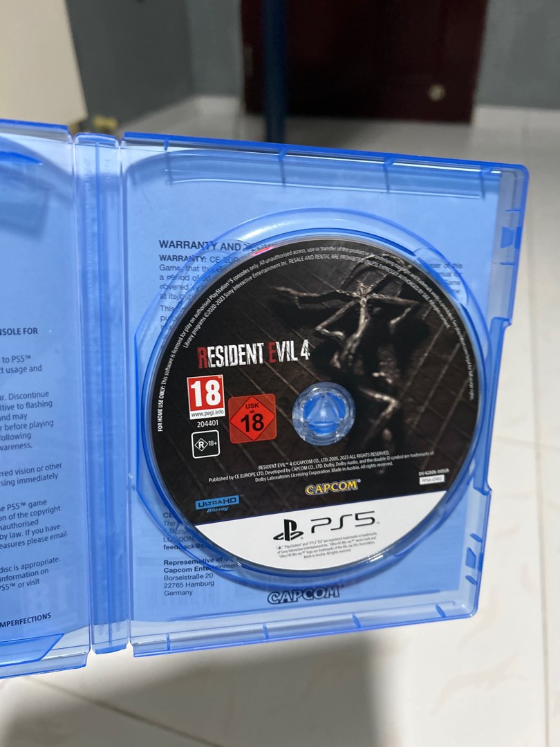 Resident Evil 4 Remake Disc, Video Gaming, Video Games, PlayStation on Carousell
