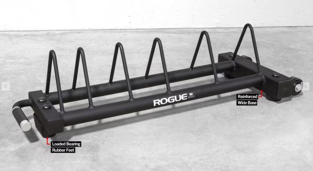 ROGUE HORIZONTAL PLATE RACK 2.0, Sports Equipment, Exercise & Fitness ...
