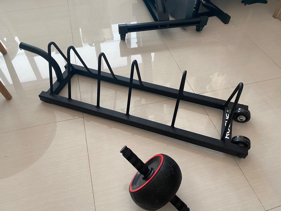 ROGUE HORIZONTAL PLATE RACK 2.0, Sports Equipment, Exercise & Fitness ...