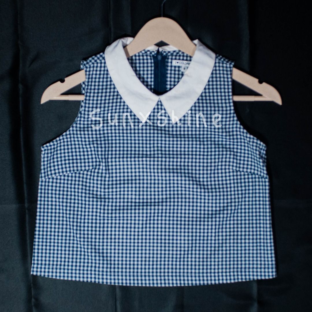 Rompi Colorbox | Rompi Kotak-kotak Piknik | Rompi Korean Style | Rompi ...