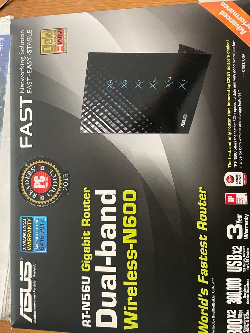 Router: Singtel WiFi Gigabit Router AC Plus, BRAND NEW, includes FREE ...