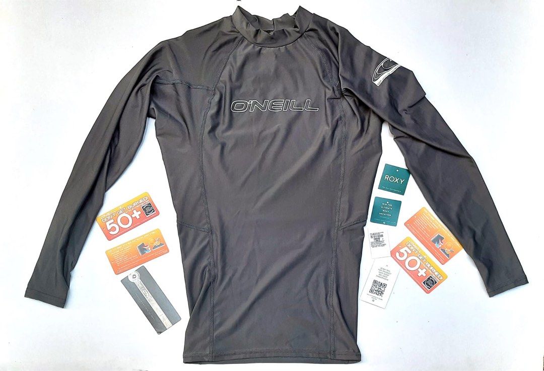 Roxy Oneill rash guard, Women's Fashion, Swimwear, Rash guard on Carousell