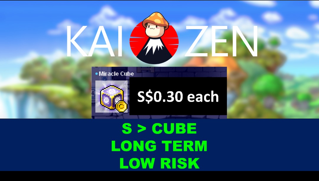 S> Kaizen MS / KaizenMS Miracle Cube Long Term, Video Gaming, Gaming ...