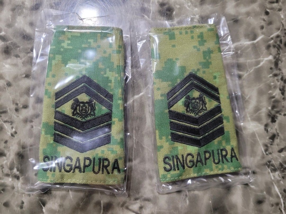 SAF Staff Sergeant Rank (Number 4), Everything Else on Carousell