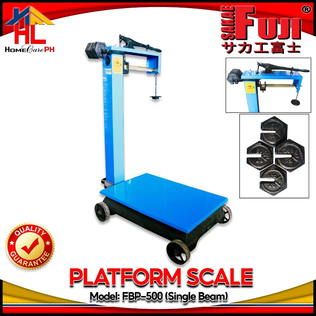 Sakae Fuji Platform Scale 500kgs Single Beam (FBP-500), Commercial ...