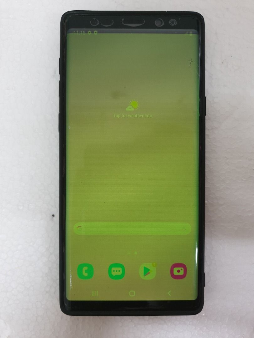 Samsung Note 9 [6GB+128GB] No Scratch BUT Greenish/Screen Crack Little ...