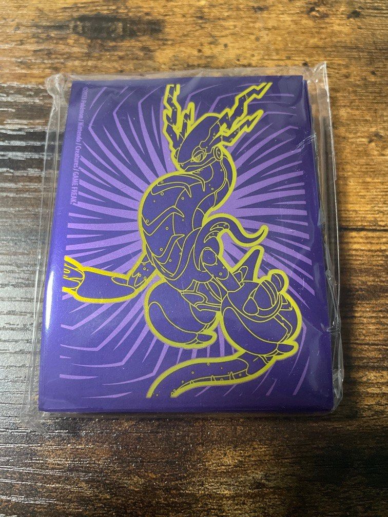 Scarlet violet ETB sleeves, Hobbies & Toys, Toys & Games on Carousell