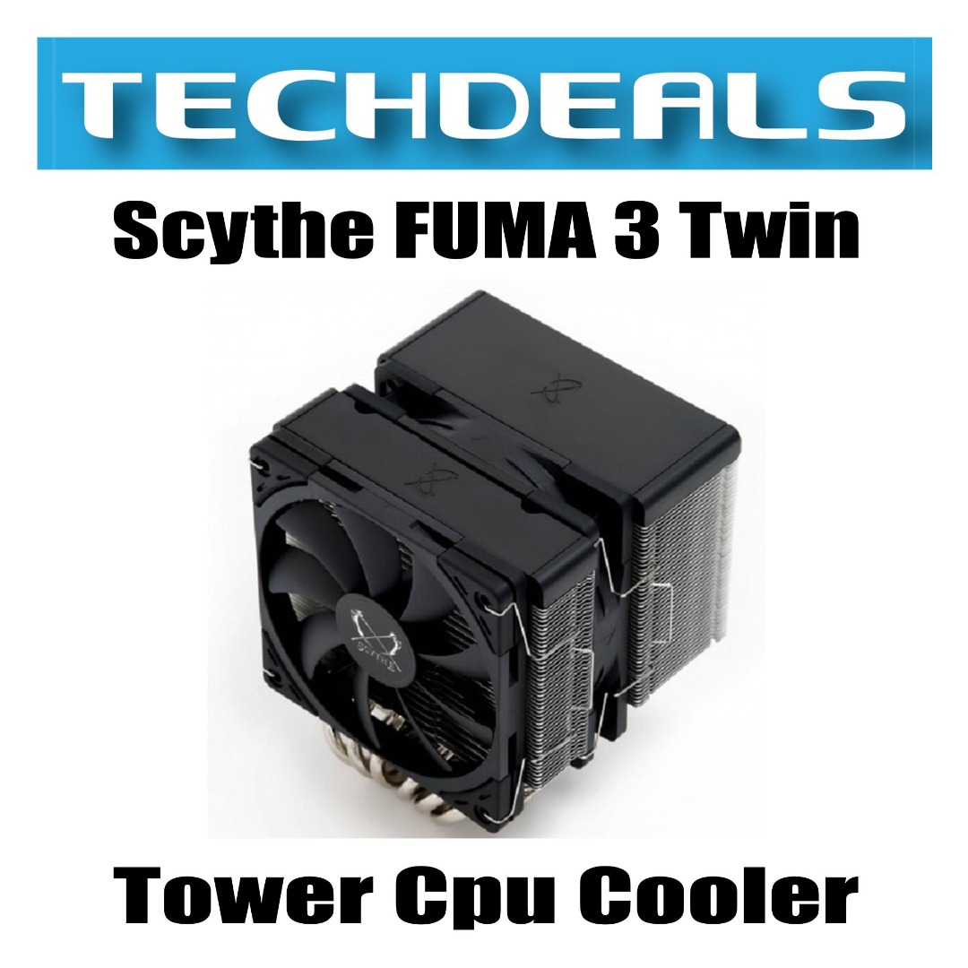 Scythe FUMA 3 Twin Tower Cpu Cooler, Computers & Tech, Parts ...