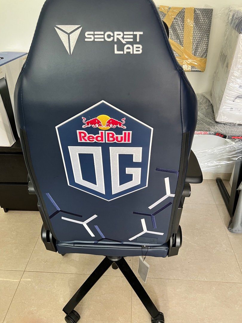 Secret Lab OG redbull, Furniture & Home Living, Furniture, Chairs on ...