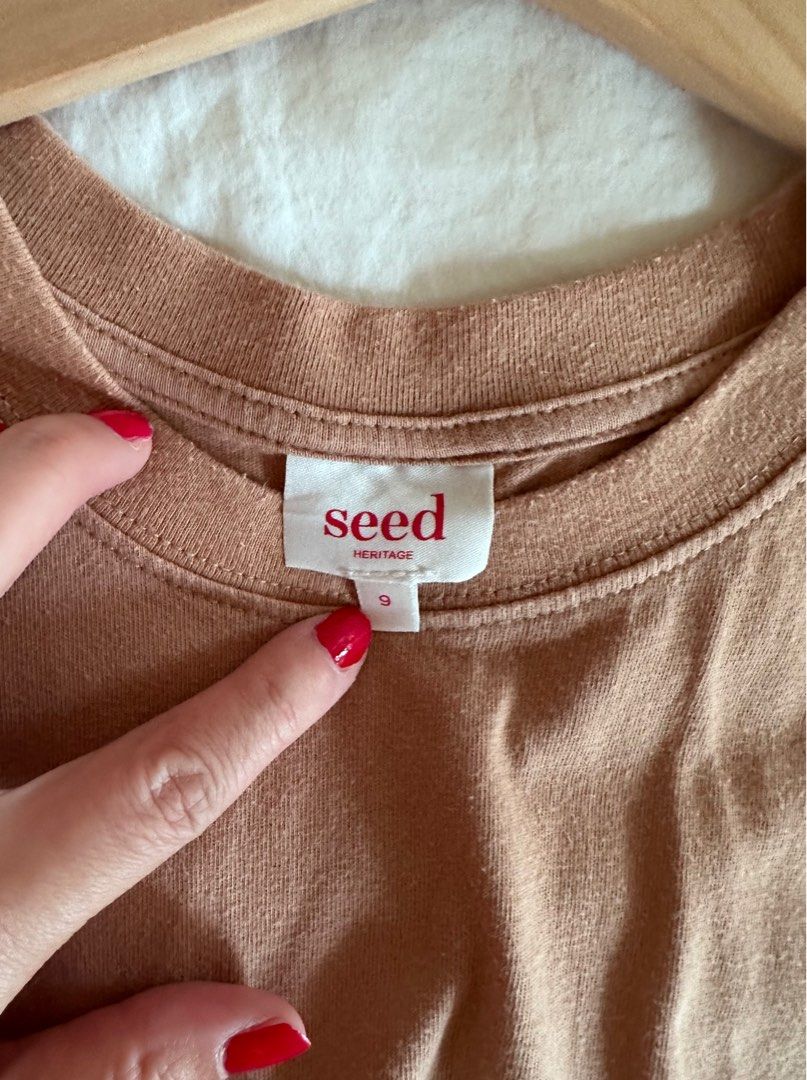 Seed Girls’ tiered Dress in Brown, Babies & Kids, Babies & Kids Fashion ...