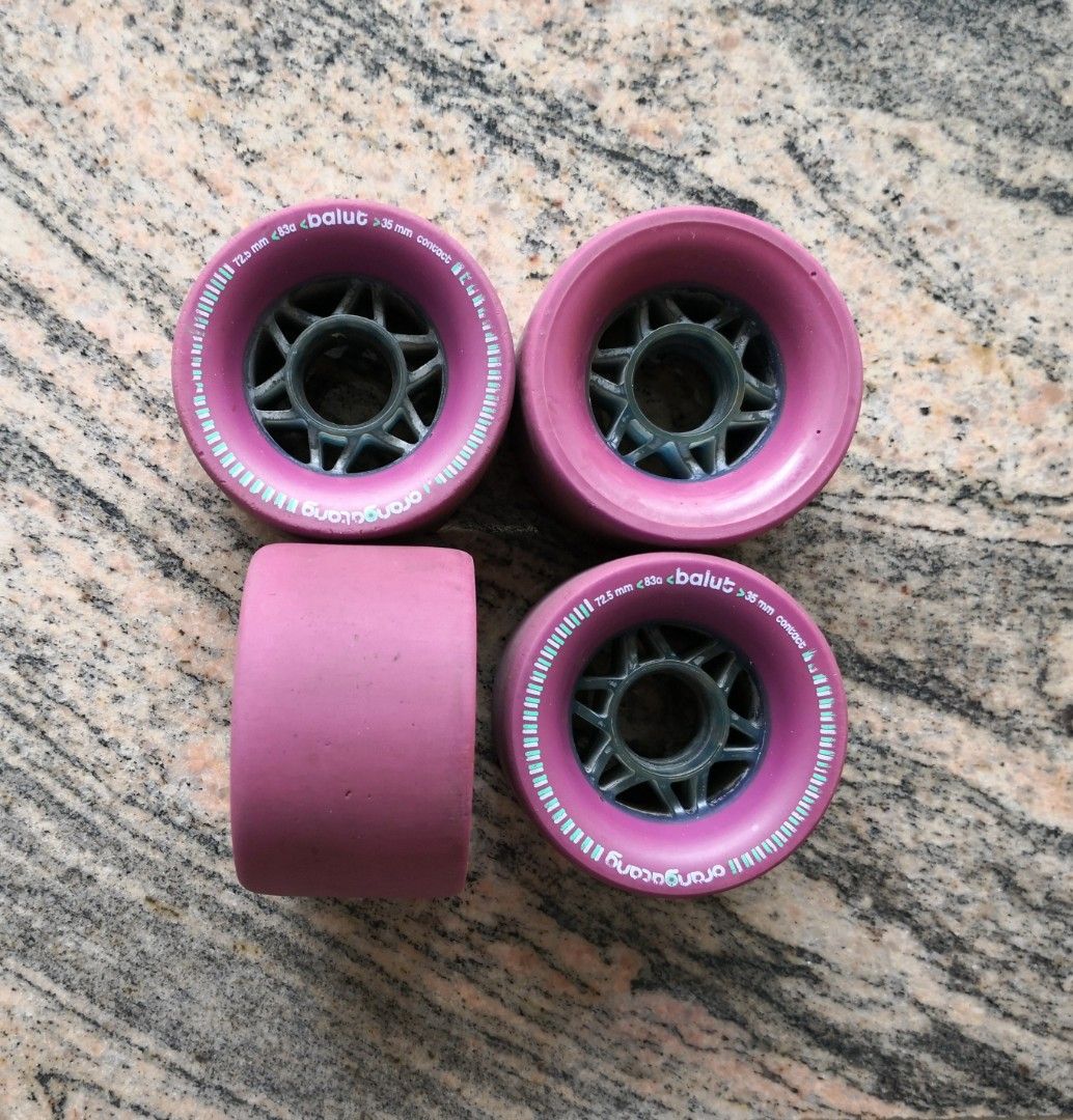 Seismic Alpha Defcon LDP Wheels 80.5mm / Alpha Defcon 75.5mm Plums ...