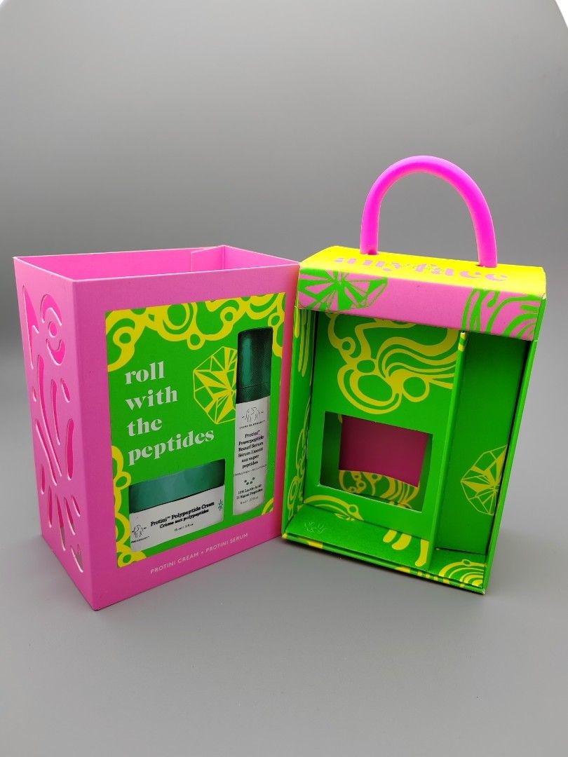 Sephora Drunk Elephant Peptides Mini Cute Artsy Empty Storage Box ...