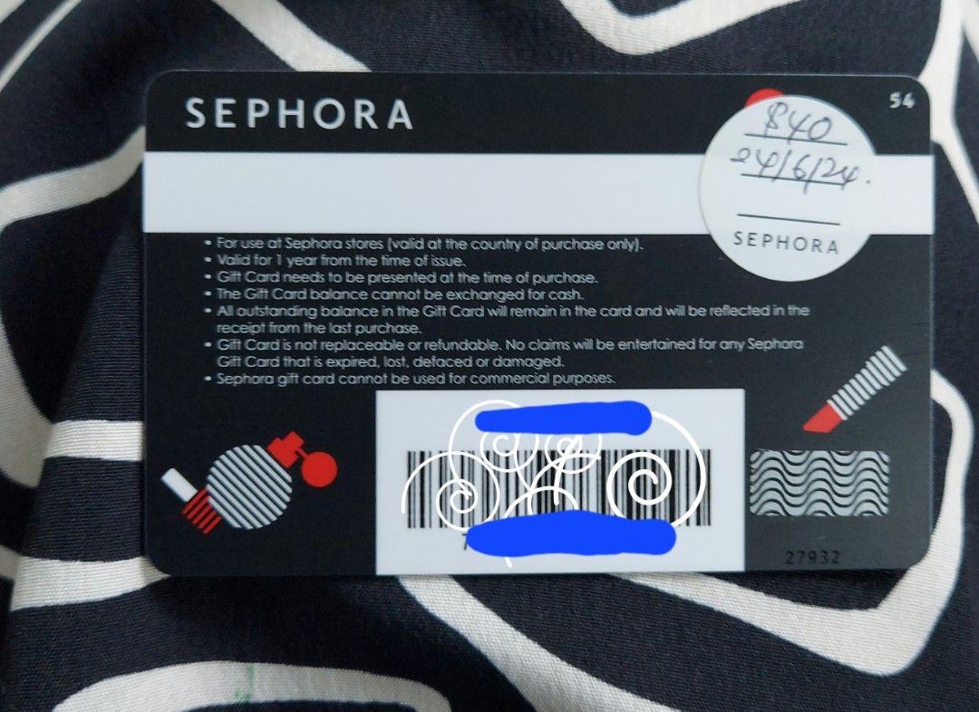 Sephora Gift Card, Tickets & Vouchers, Vouchers on Carousell