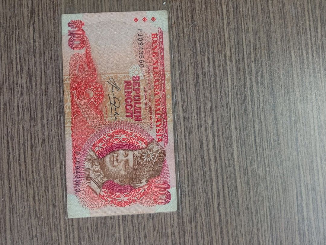 Series 5 sepuluh ringgit. old banknote of Malaysia, Hobbies & Toys ...