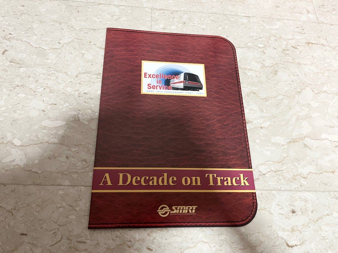 Set of 4 10th Anniversary SMRT Thematic cards, Hobbies & Toys ...