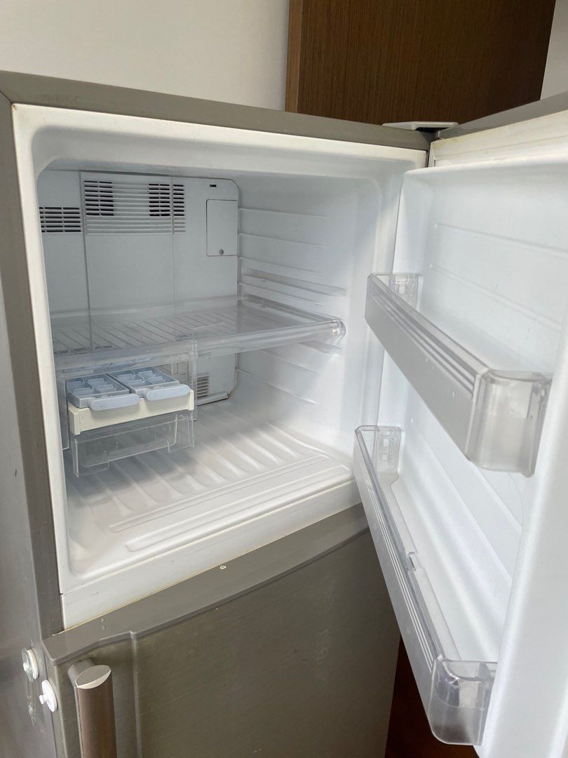 Sharp 280L well used fridge for sale, TV & Home Appliances, Kitchen ...