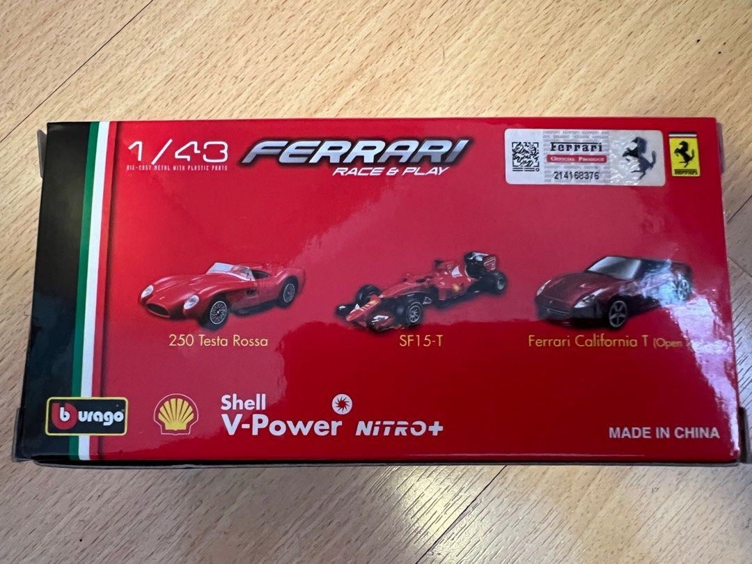 Shell V-Power x Ferrari car models & playset, Hobbies & Toys, Toys ...