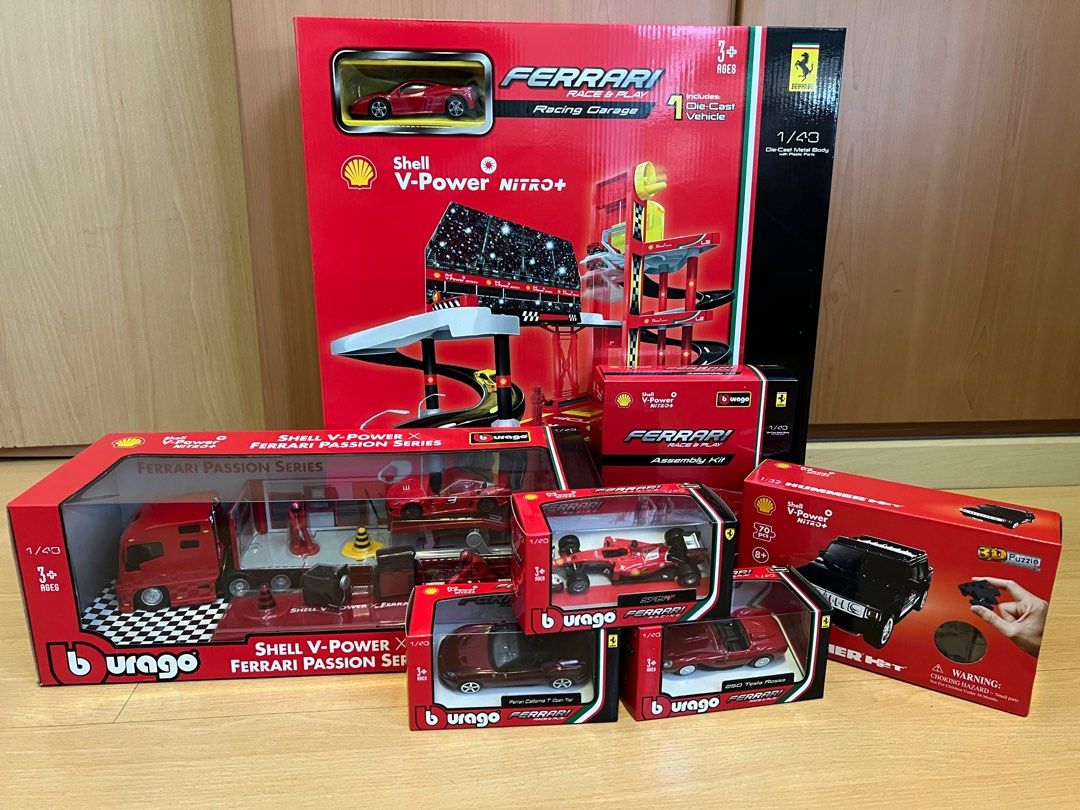 Shell V-Power x Ferrari car models & playset, Hobbies & Toys, Toys ...