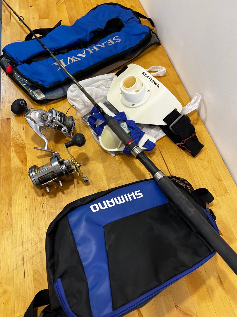 Shimano Casting spinning Reels 2 types EUpro Rod life jacket shimano ...
