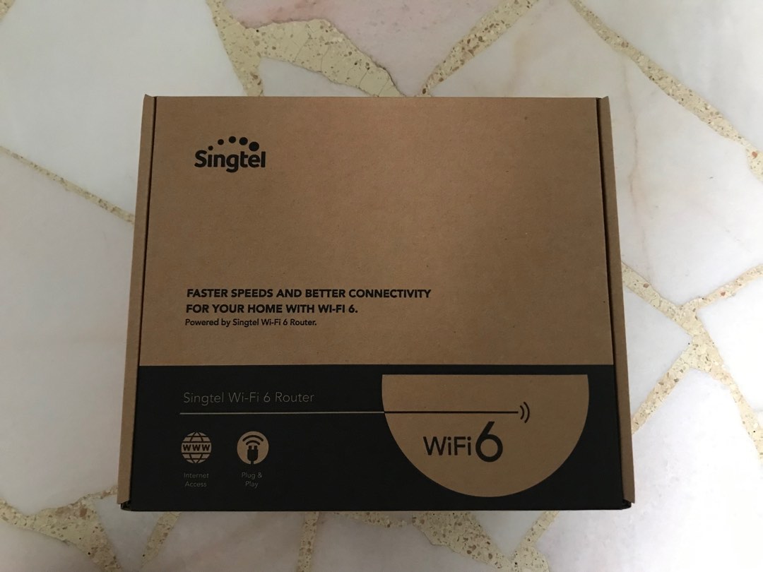 Singtel Wi-Fi 6 router RT5703W, Computers & Tech, Parts & Accessories ...