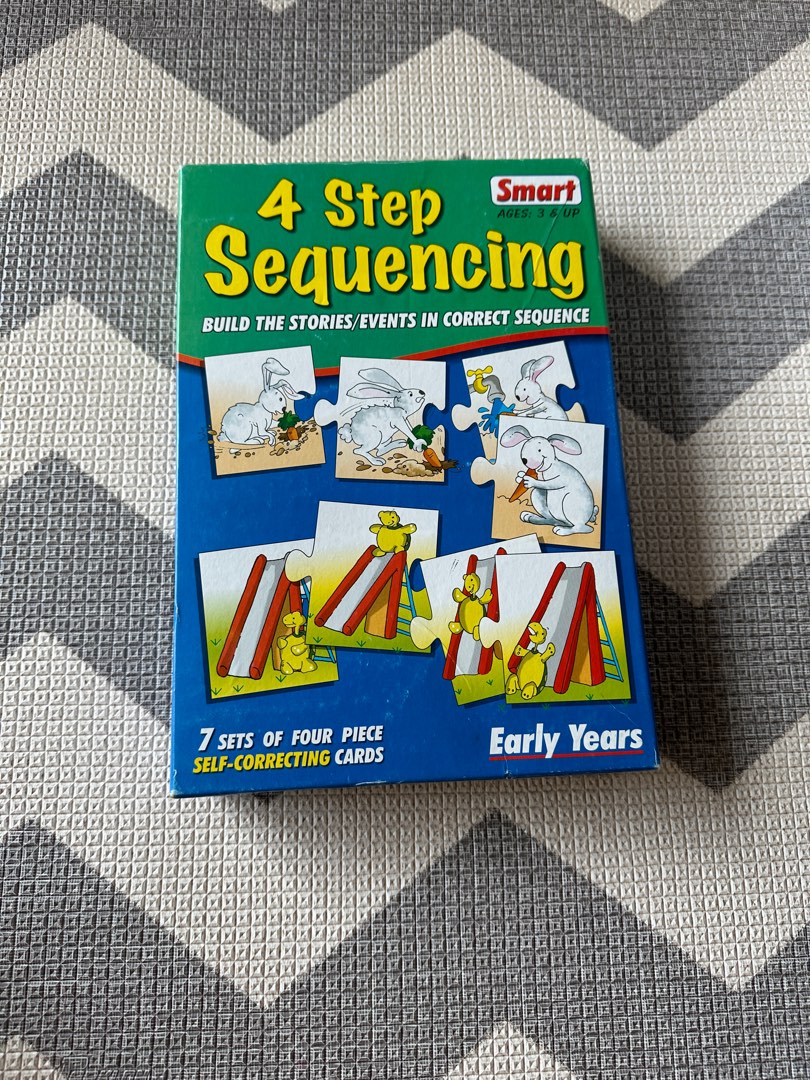 [Smart] 4 Step Sequencing, Hobbies & Toys, Toys & Games on Carousell