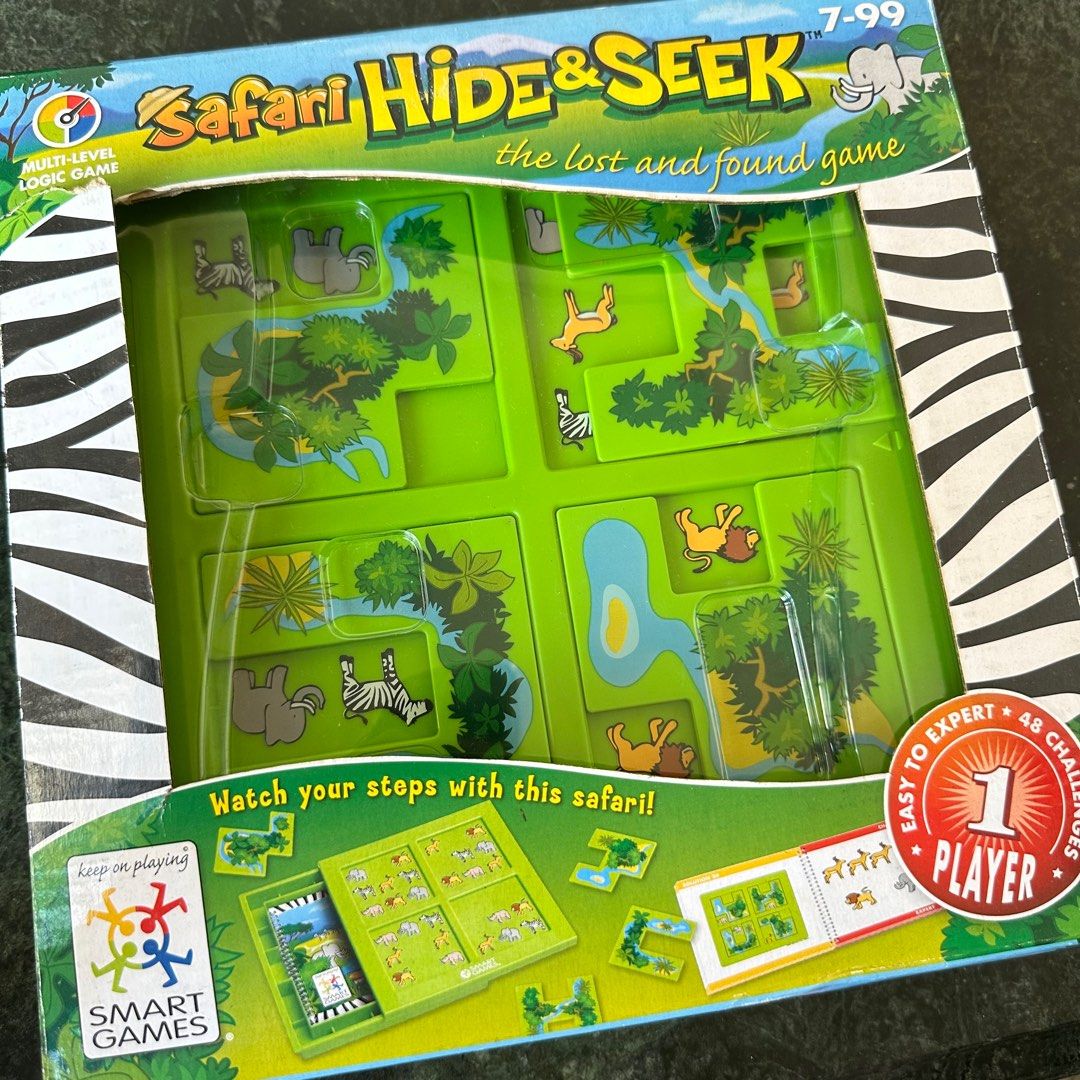Smart Games — Safari Hide & Seek, Hobbies & Toys, Toys & Games on Carousell