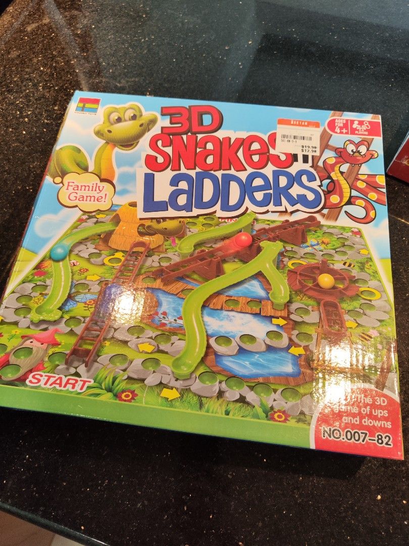 Snake ladder Peppa pig puzzle role play toys supermarket kitchen ...