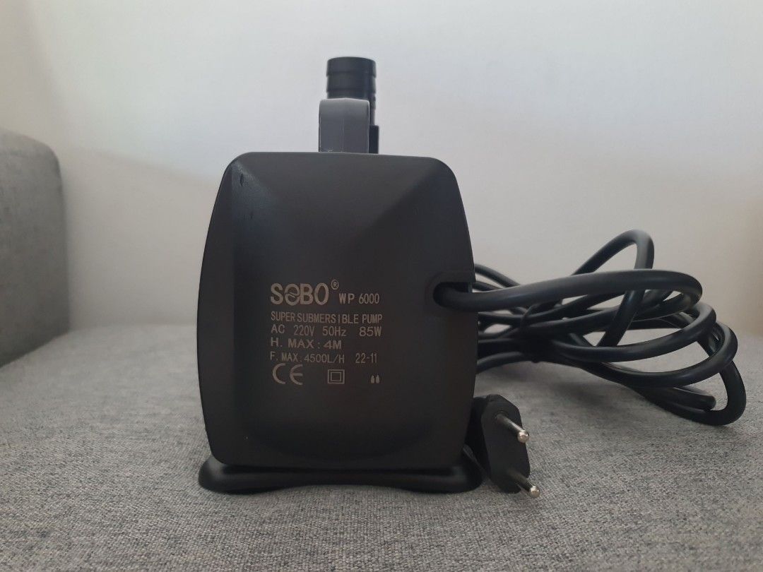 Sobo Submersible Pump WP 6000, Pet Supplies, Homes & Other Pet Accessories on Carousell