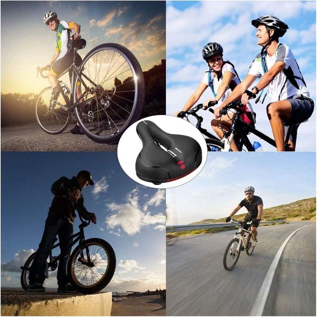 Soft Bicycle Seat Big Butt Saddle, Sports Equipment, Bicycles & Parts, Parts & Accessories on ...