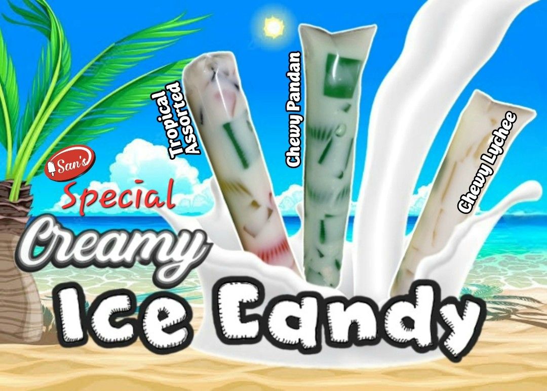 Special Creamy Ice Candy with Floaters BIG SIZE, Food & Drinks, Chilled ...