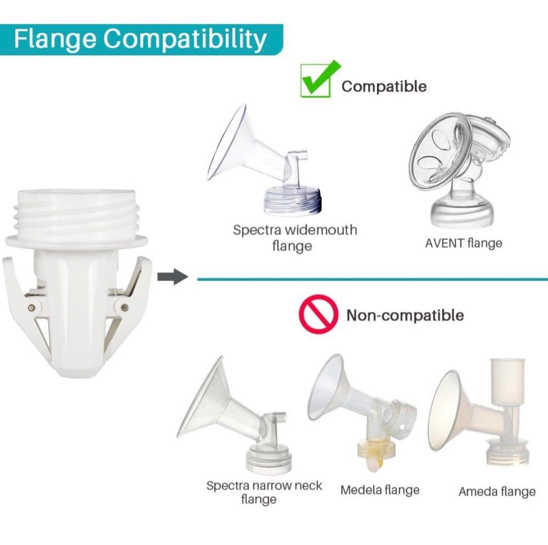 Spectra wide flange adaptor, Babies & Kids, Nursing & Feeding ...