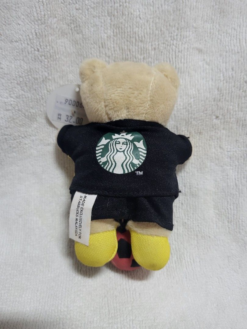 Starbucks 2018 Mini Bearista Collection - Malaysia Football Teddy Bear Plush Soft Toy, Hobbies ...