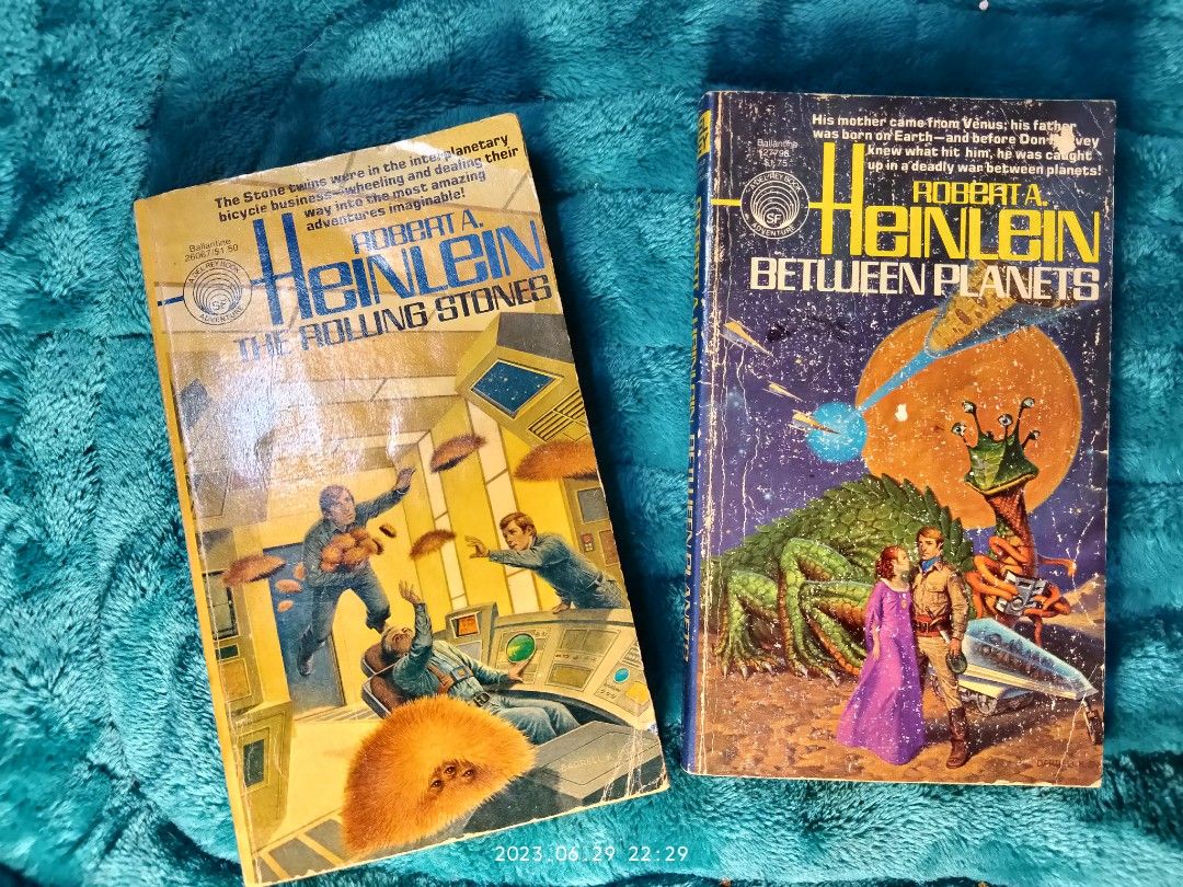 STARTREK and Robert Heinlein 12 piece Book Bundle, Hobbies & Toys ...
