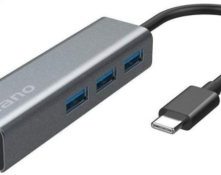 [Stockist.SG] Nano USB C to Ethernet Adapter with 3 USB 3.0 Ports, RJ45 ...