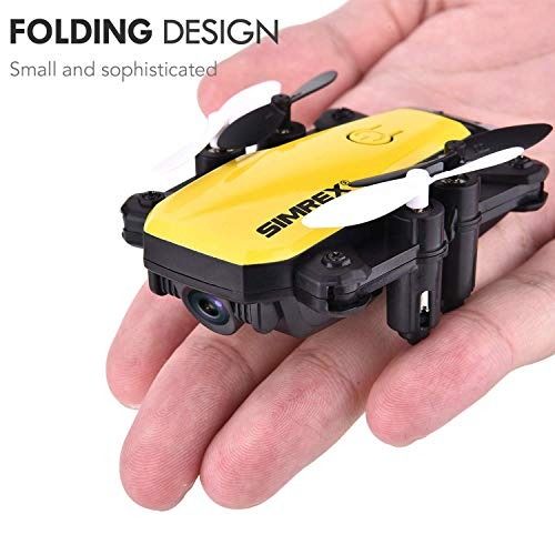 SIMREX X300C Mini Drone with Camera WIFI HD FPV Foldable RC Quadcopter ...