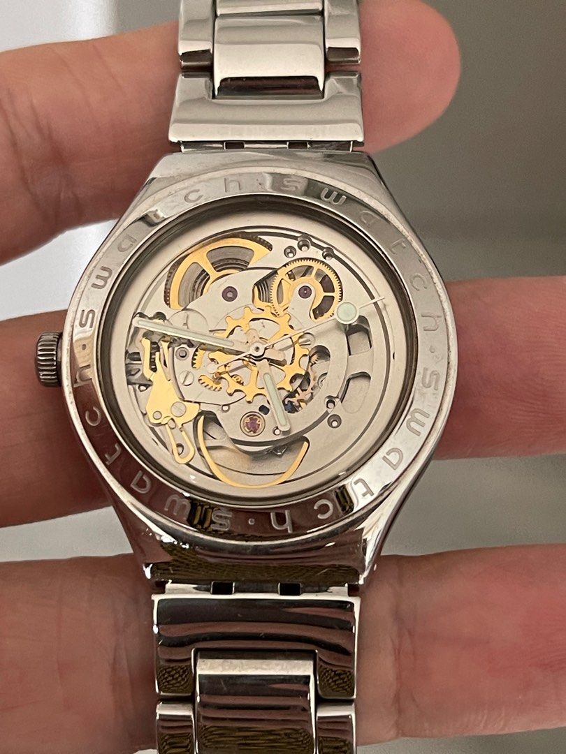 Swatch Automatic Skeleton watch, Men's Fashion, Watches & Accessories ...