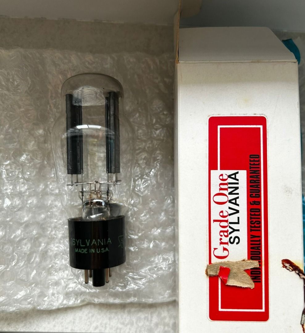 SYLVANIA 5U4G Rectifier Tube, Audio, Soundbars, Speakers & Amplifiers on Carousell