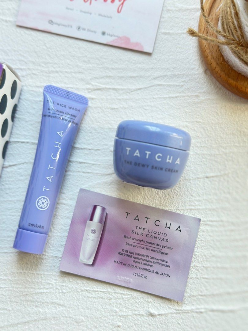 Tatcha The Dewy skincare set mini, Beauty & Personal Care, Face, Face ...