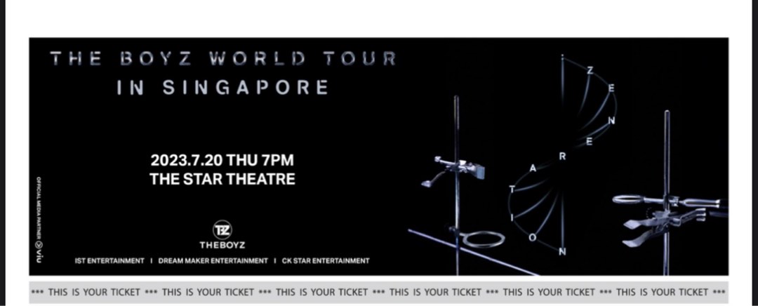 THE BOYZ WORLD TOUR: ZENERATION IN SINGAPORE, Tickets & Vouchers, Event ...