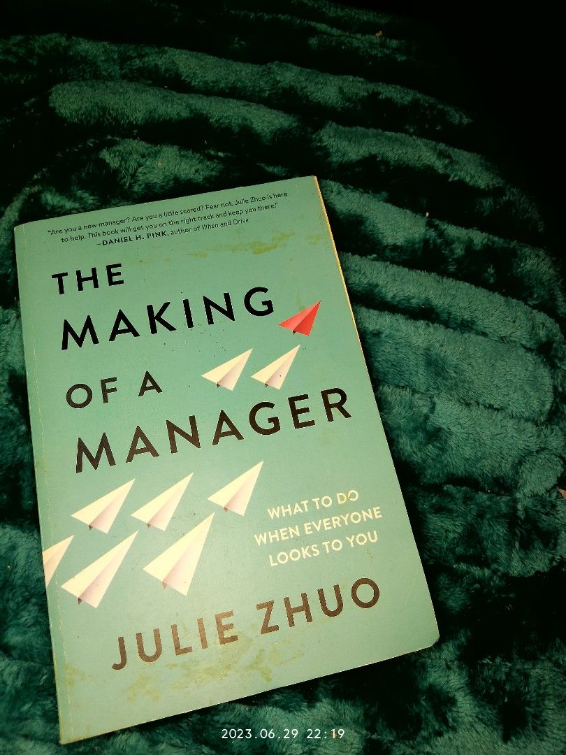 The Making of A Manager by Julie Zhuo on Carousell